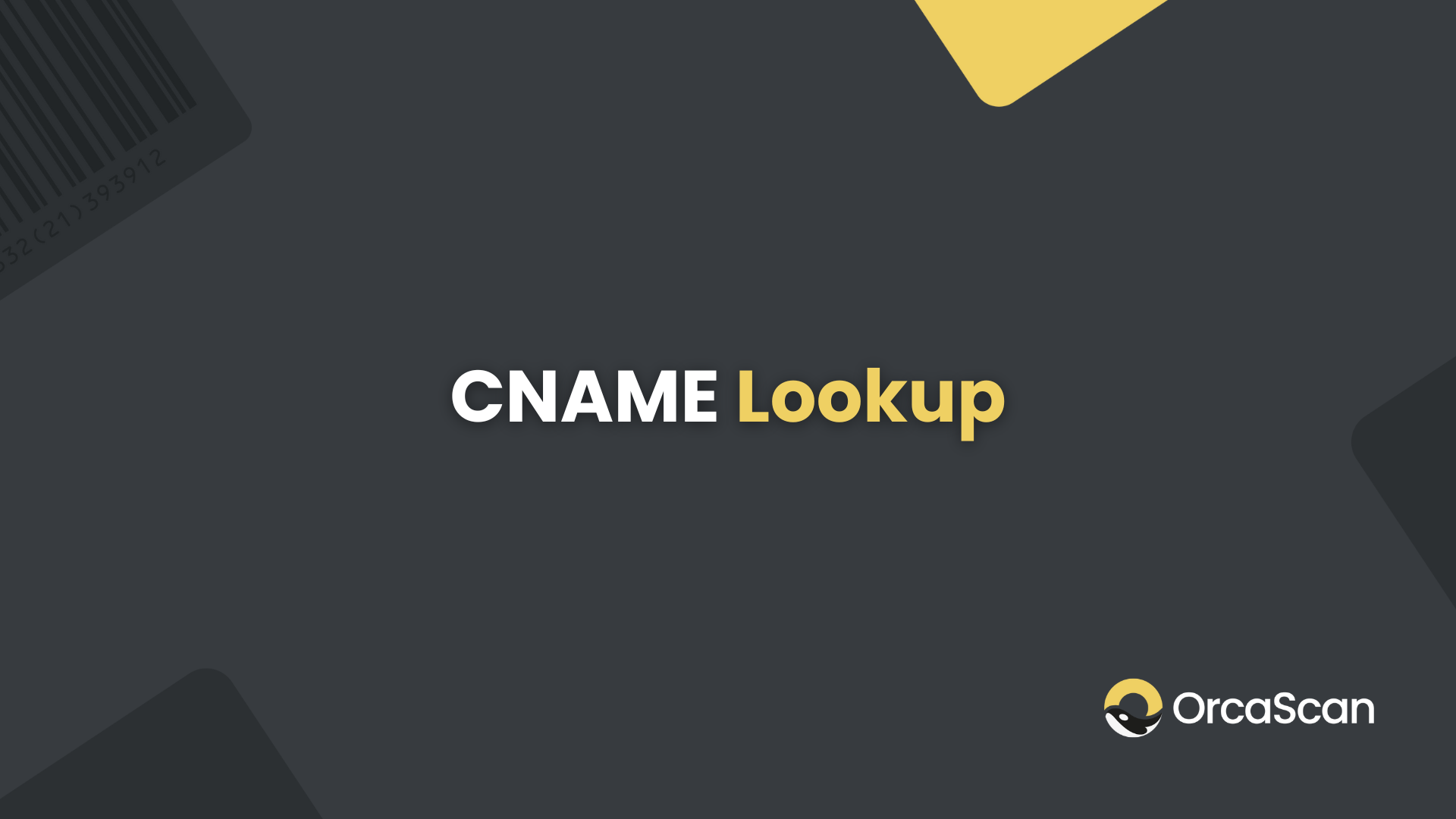 CNAME Lookup