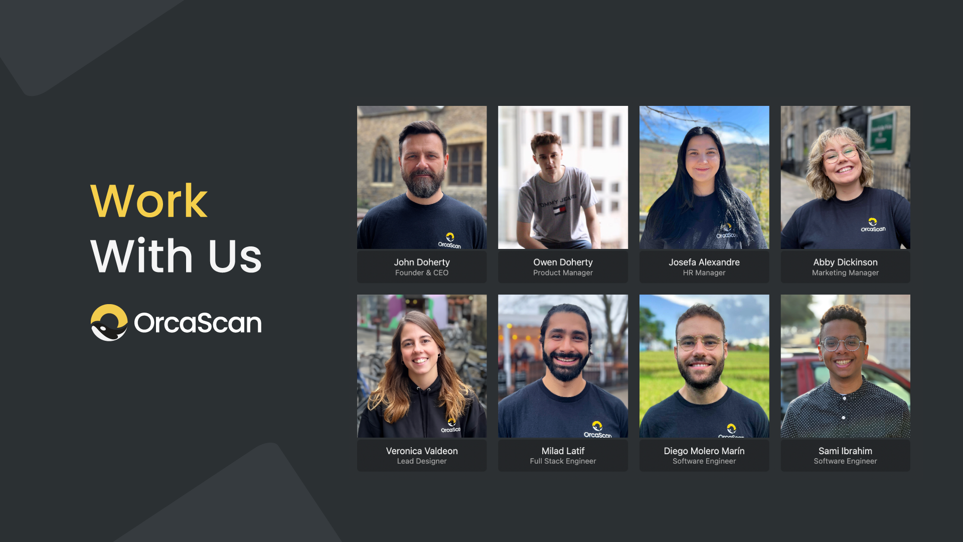 Jobs and Career Opportunities at Orca Scan.