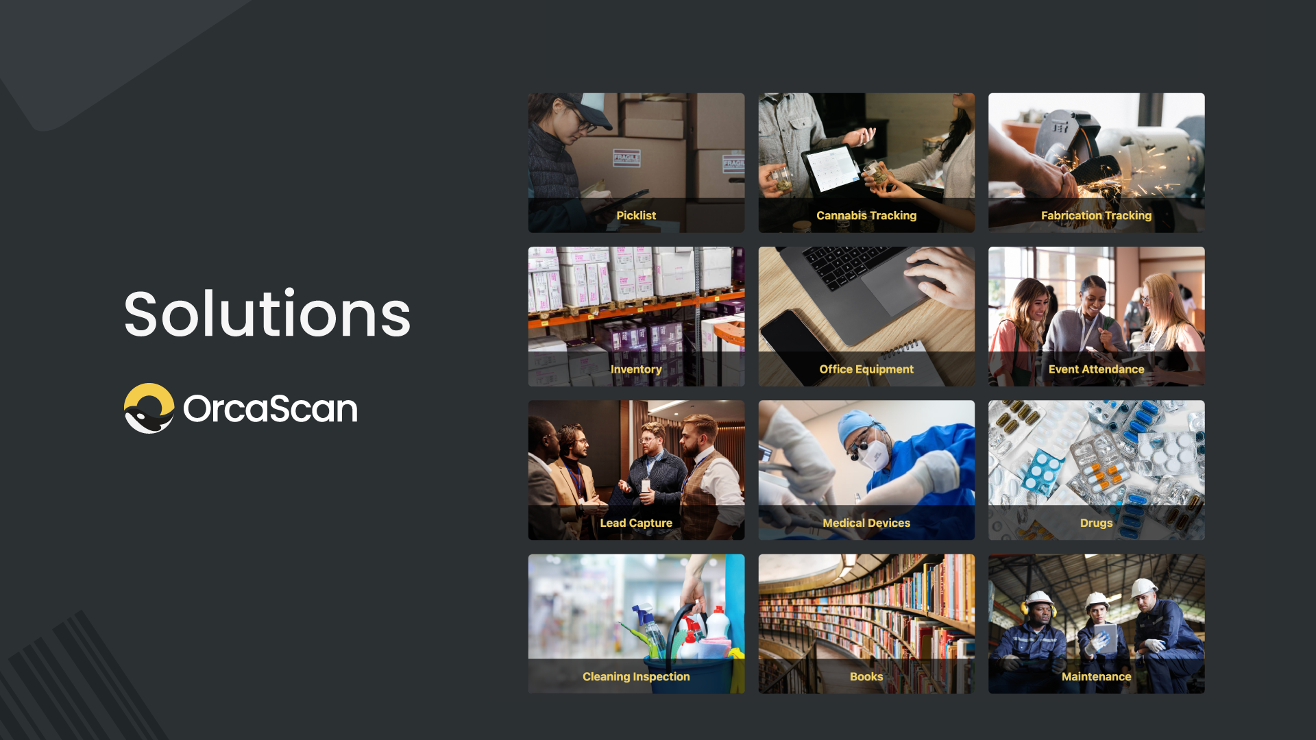 What can I track with Orca Scan?